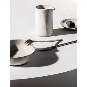 SERAX La Mère Irregular Medium Stoneware Bowl 16.5cm - White