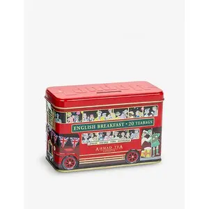 AHMAD TEA London Bus Tea Caddy Tin Of 20 - One-color