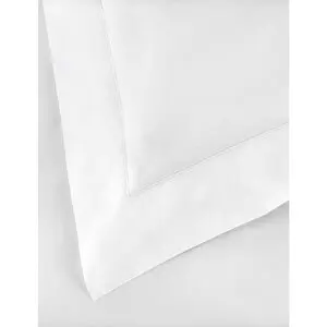 THE WHITE COMPANY Row Cord Egyptian-cotton Pillowcase 75x50cm - White