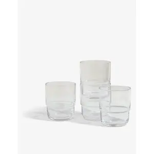 OUR PLACE Night + Day Water Glasses Set Of Four - Rosa