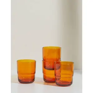 OUR PLACE Night + Day Water Glasses Set Of Four - Sunset