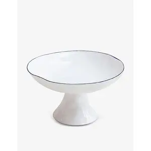 FELDSPAR Contrast-band Handmade Bone-china Fruit Bowl 22cm - Cobalt