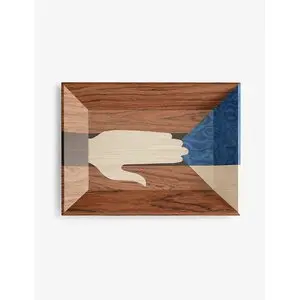 L'Objet Edgar Vide Wooden Tray - One-color