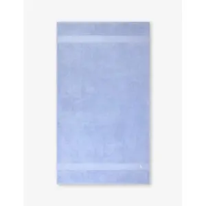 Ralph Lauren Polo Player-embroidered Cotton Bath Sheet 160cm X 90cm Bath Sheet Office Blue