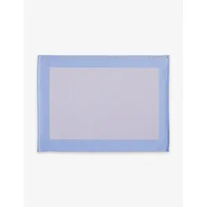 HAY Ram Colour-block Cotton Placemat 40cm X 40cm - Lavender