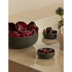 OUR PLACE Gather Ceramic Bowls Set Of Two - Char