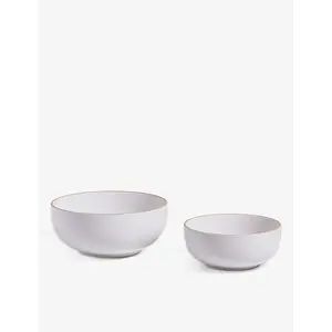 OUR PLACE Gather Ceramic Bowls Set Of Two - Steam