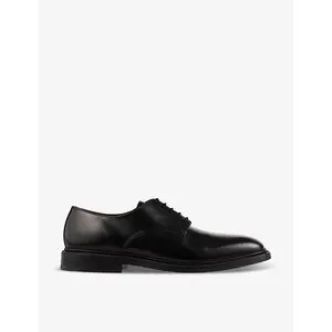 Men's Lace-Up Leather Derby Shoes