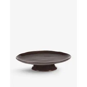 SERAX Ebony La Mere Large Stoneware Plate 30.5cm - Brown