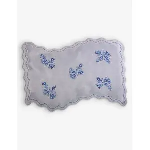 SELETTI Acid Flower C Embroidered-design Cork Table Mat 50.5cm - One-color