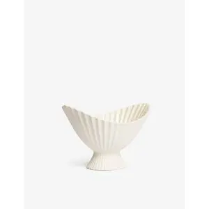 FERM LIVING Fountain Curved Stoneware Bowl