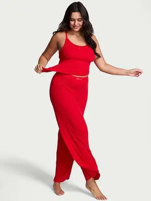 Victoria's Secret Sosoft™ Modal Ribbed Tank & Pants Set Red