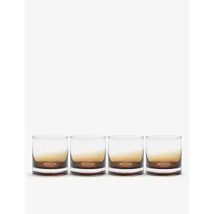 SERAX Kelly Wearstler Zuma Glass Whiskey Glasses Set Of Four - Brown