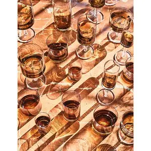SERAX Kelly Wearstler Zuma Glass Whiskey Glasses Set Of Four - Brown