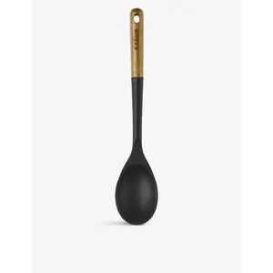 STAUB Branded Silicone And Wood Serving Spoon 31cm