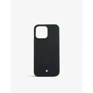 Montblanc Meisterstück Silicone Iphone 14 Pro Max Case - Black