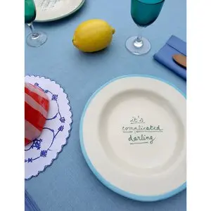 LAETITIA ROUGET It's Complicated Darling Stoneware Dessert Plate 20cm