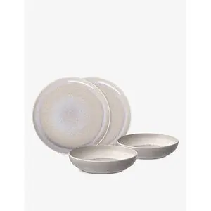 VILLEROY & BOCH Perlemor Sand Porcelain Dinner Set Of Four - One-color