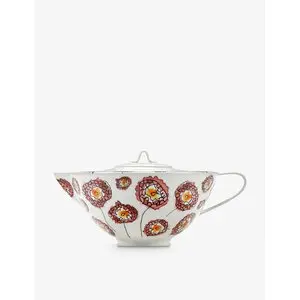 SERAX X Marni Anemone Milk Flower-motif Bone-china Teapot 20.5cm - One-color