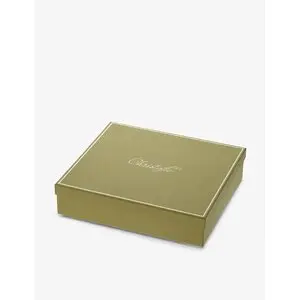 Christofle Malmaison Platinum-trim Porcelain Trinket Tray 20cm