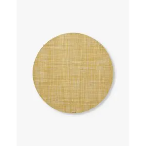 CHILEWICH Round Woven Placemat 38cm - Ochre