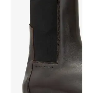 ALLSAINTS Hallie Chunky-sole Leather Ankle Boots - Brown