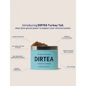 DIRTEA Turkey Tail Mushroom Powder 60g