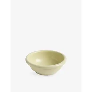 HAY Barro Large Striped Terracotta Salad Bowl 21cm - Pistachio