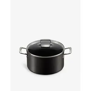 LE CREUSET Toughened Non-stick Aluminium Deep Casserole Pot With Glass Lid - One-color