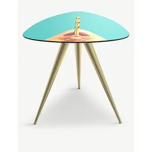 SELETTI Drill Side Table 48cm - One-color