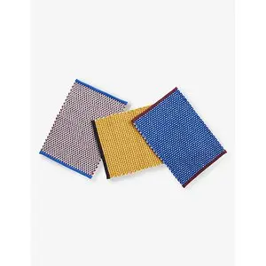 HAY Two-tone Weave Jute Door Mat - Royal Blue