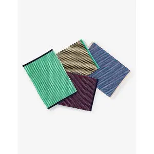 HAY Two-tone Weave Jute Door Mat - Royal Blue
