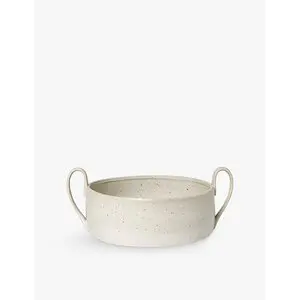 FERM LIVING Flow Porcelain Centrepiece 12.5cm - Off-white Speckle