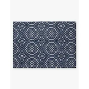 CHILEWICH Rectangular Woven Placemat 36cm X 48cm - Denim