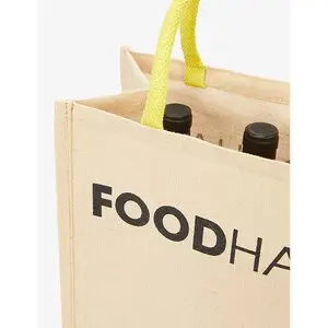 SELFRIDGES SELECTION Canvas Wine Carrier Bag