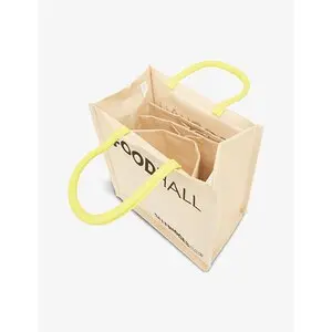 SELFRIDGES SELECTION Canvas Wine Carrier Bag