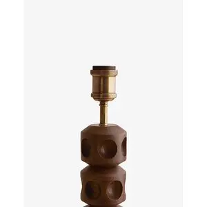 SOHO HOME Francesca Indented-dot Wooden Table Lamp 65cm