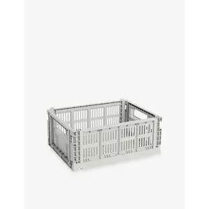 HAY Stackable Medium Crate - Grey