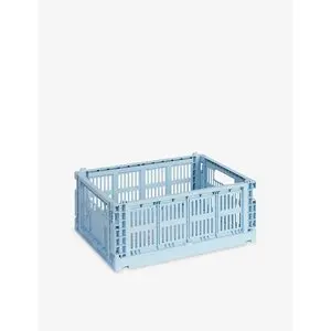 HAY Stackable Medium Crate - Soft Blue