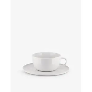 ALESSI Itsumo Porcelain Teacup And Saucer Set - White