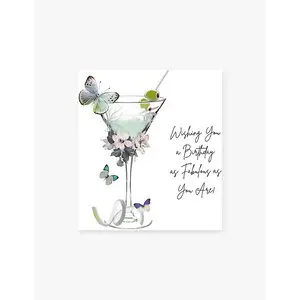 FIVE DOLLAR SHAKE Birthday As Fabulous As You Birthday Card 16cm X 16cm - One-color