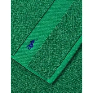 Ralph Lauren Logo-embroidered Cotton 55cm X 90cm - Billiard