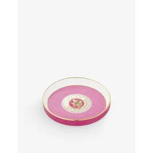 CARTIER Characters Graphic-print Small Porcelain Tray 14cm - Pink