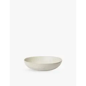 FERM LIVING Flow Large Porcelain Bowl 19.5cm - Off-white Speckle