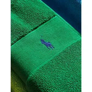 Ralph Lauren Logo-embroidered Cotton 90cm X 160cm