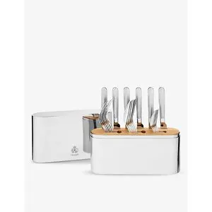 Christofle Concorde Stainless Steel 24-piece Cutlery Set - One-color