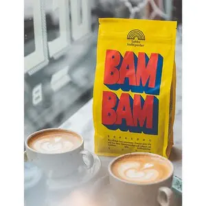 LYKKE KAFFEGARDAR Bam Bam! Espresso Wholebean Coffee 500g