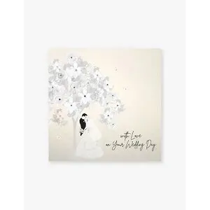 FIVE DOLLAR SHAKE Love On Your Wedding Day Couple Greetings Card 16cm X 16cm - One-color