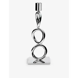Christofle Vertigo 3-ring Silver-plated Candelabra 23cm - One-color