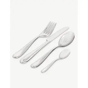 ALESSI Nuovo Milano 24pc Stainless Cutlery Set - Steel